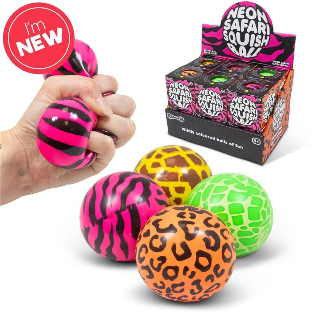 Neon Safari Squishy Ball – Lluna de Paper